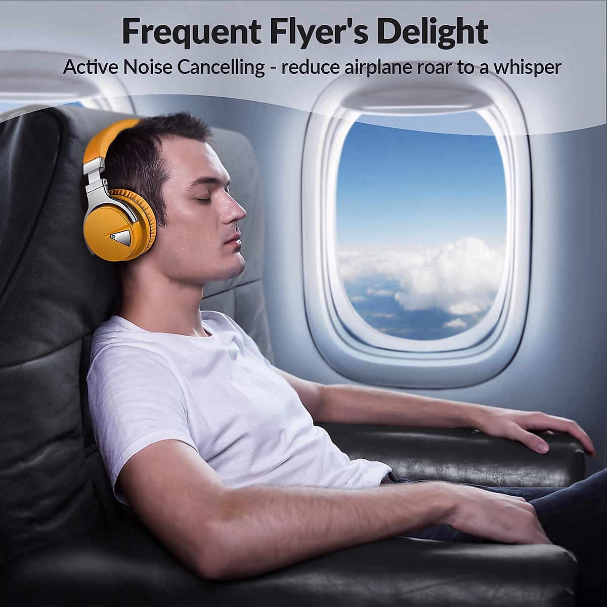 Million Sold 10 Years Classic E7 Active Noise Cancelling Headphones with Upgraded Noise Cancellation, Bluetooth Headphones Wireless with HD Sound Vivid Deep Bass, for Home Office Travel Birthday Gift