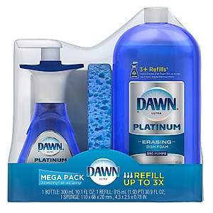 Dawn Ultra Platinum Dishwashing Foam Mega Pack