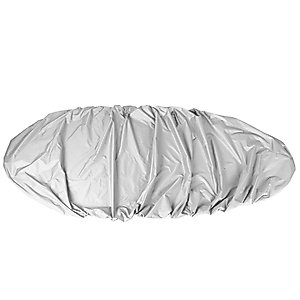 Kayak Canoe Dust Cover, Waterproof UV Sun Cover Boat Storage Sunblock for 2.5- Fishing Boat (Gray)
