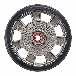 Magline HSK811AA1-5 Two-Wheel Snack Hand Truck, U-Loop Handle, Mold-On Rubber Wheels, 500 lb. Capacity