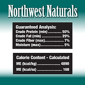 Northwest Naturals Freeze-Dried Chicken Dog Food - Bite-Sized Nuggets - Healthy, Limited Ingredients, Human Grade Pet Food, All Natural - 25 Oz