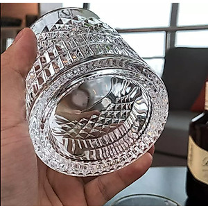 classic whisky Glasses Whiskey Glass for Scotch, Bourbon, Liquor and Cocktail Drinking Gift - Set of 4