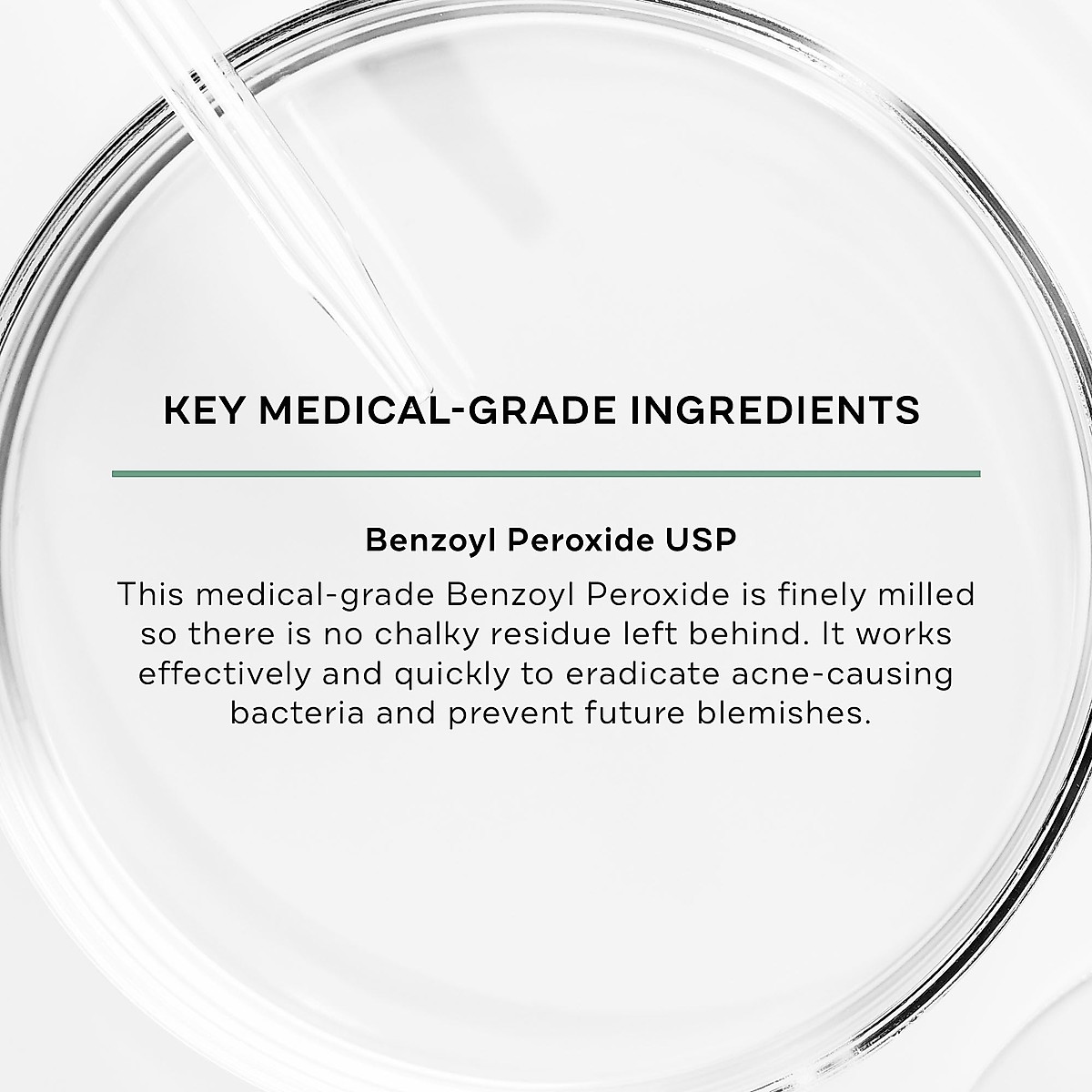 Replenix BP 5% Acne Wash, Oil-Free Benzoyl Peroxide Face Cleanser with Medical-Grade Ingredients for Acne-Prone Skin (6.7 fl. oz)