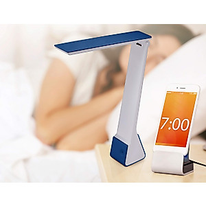 Bostitch KT-VLED1810-BLUE Battery Powered LED Desk Lamp, Blue