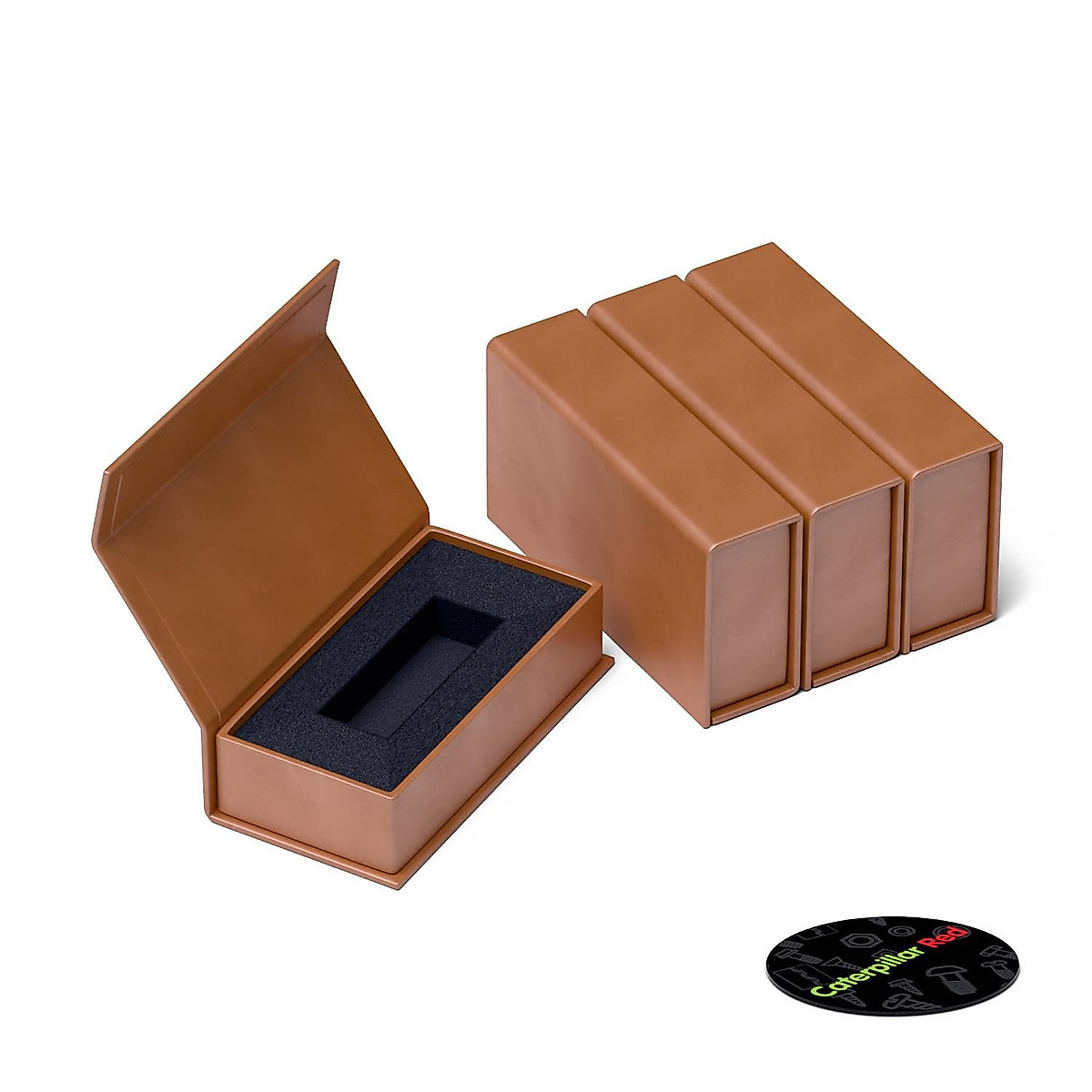 4 x Magnetic USB Presentation Gift Boxes, Copper Colour, Flash Drives, Removable Drives, Wedding USB Box, Wedding Presentation Gift Box, 4, Photography, Present/Gift