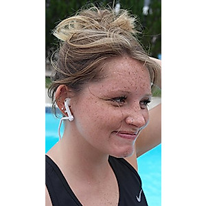 EARBUDi Cord - Soft 22 Inches Leash or Necklace That Holds Around Your Neck, Compatible with Many Wireless Buds, White