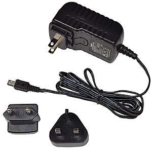 HQRP Wall AC Power Adapter Compatible with JVC GR-SXM260U GRSXM260U GR-D340U GR-D347U Camcorder - (incl. USA Plug & Euro Adapter)