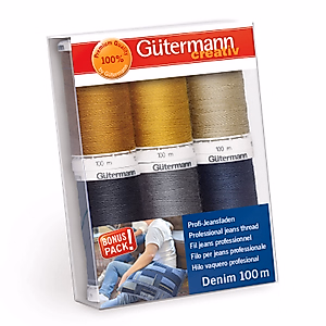 Gutermann Thread Denim 6 SPLS Denim Multicoloured