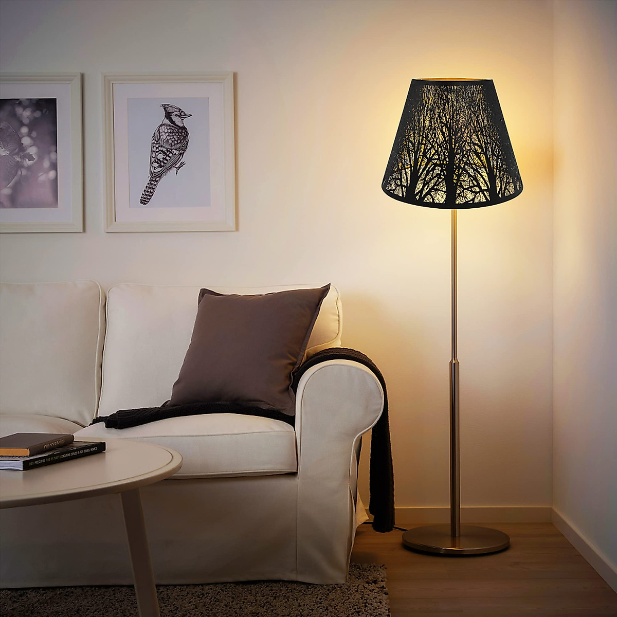 Royxen 2 Pack Metal Lamp Shades Vintage Lampshade for Table Lamp and Floor Light, Cone Trees