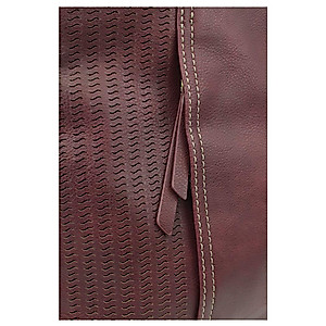 CHALA Laser Cut Crossbody Faux Leather - Metal Dragonfly - Plum