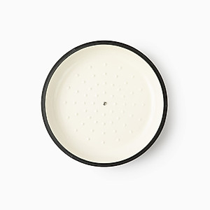 Larder & Vine Enameled Cast Iron Braiser with lid, Cast Iron Casserole Dish | 3.6QT /3.4L (Bondi)