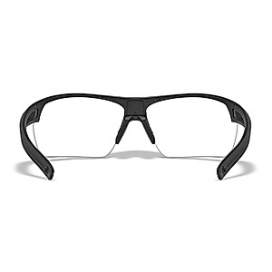 Wiley X 4004 Guard Advanced Glasses Smoke Grey Clear Lenses Matte Black Frame