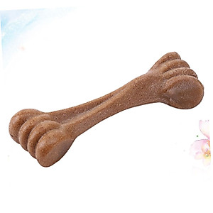 PRETYZOOM 3pcs Puppy Teething Toys Wooden Toys Dogman Toys Pet Toys Dog Teeth Toy Dental Dog Wooden Dog Chew Toy Pet Bite Toy Dog Teeth Cleaning Toy Pet Playing Toy Teething Stick Pet Dog