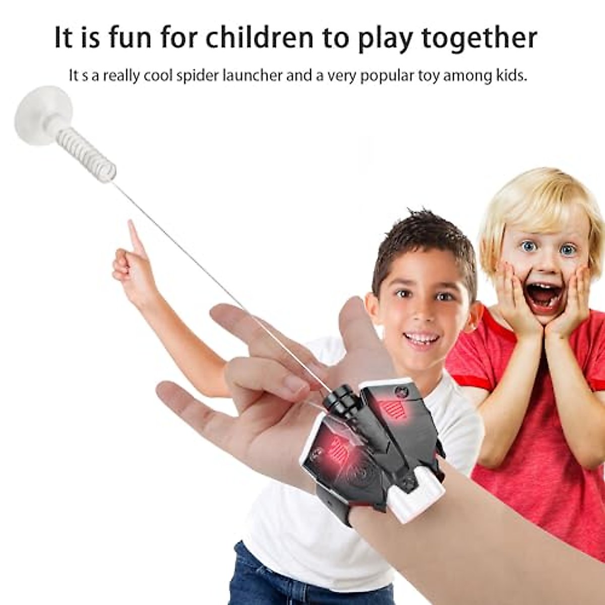 Web Launcher String Shooters Toy, Cool Gadgets Spider String Shooter Real Silk-Can Grab Small Objects, Superhero Role-Play Cool Stuff Fun Toys Great for Men and Kids