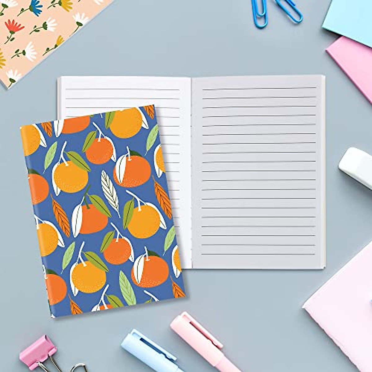S&O Fun Fruit Notepad Theme Set with 12 Unique Designs - Brightly Colored 3.5x5" Mini Notebooks That Fit Anywhere - Durable Pocket Notebook Pack - Notebooks & Writing Pads - Notebooks Bulk