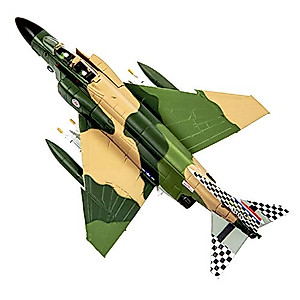 HANGHANG 1：100 F-4C Phantom Diecast Military Airplane Attack Plane Fighter Military Airplane Model for Decoration and Gift