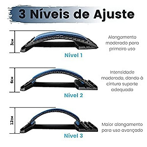 Back Stretcher / Cracker, Spine Board, Multi-Level Back Massager Lumbar, Pain Relief Device for Herniated Disc, Sciatica, Scoliosis, Lower and Upper Back Stretcher Support