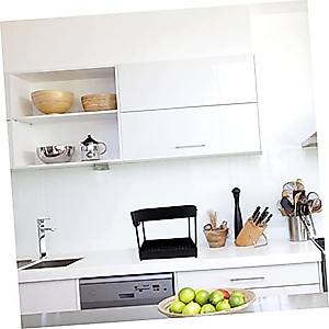 LABRIMP Under Sink Rack Storage Rack Metal Storage Shelf Metal Organizer Shelf Shower Storage Shelf Desk Topper Shelf Shampoos Lotion Holder Bathroom Storage Rack Kitchen Supplies