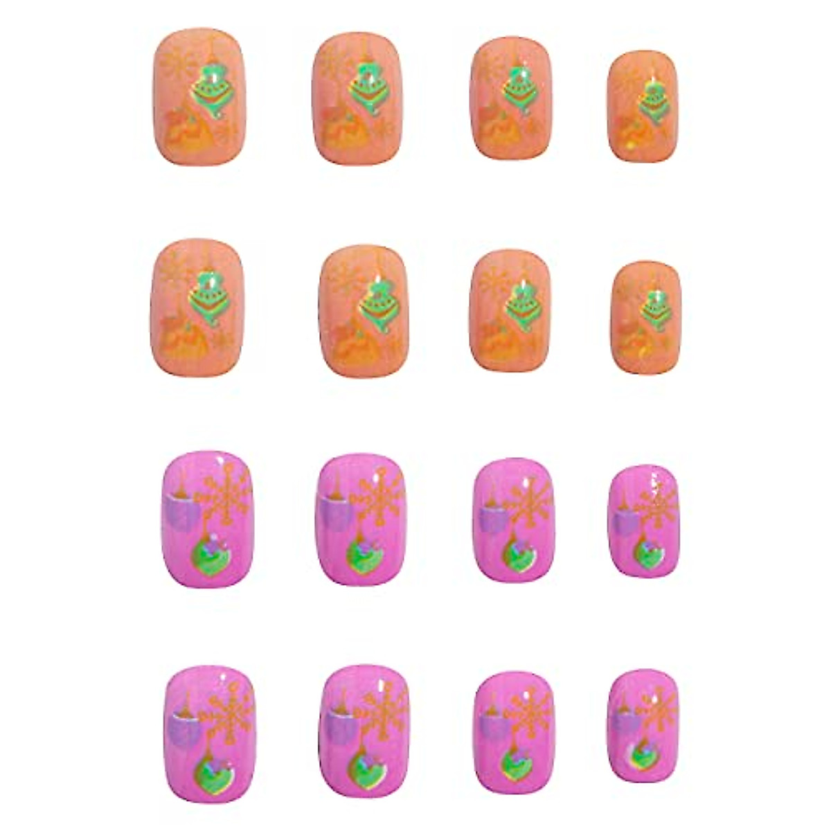 Lip Smacker Disney Princess Holiday Press On Nails Stocking Christmas Gifts For Girls Kids