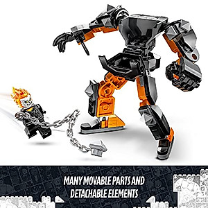 LEGO Marvel Ghost Rider Mech & Bike 76245, Buildable Motorbike Toy with Movable Action Figure, Super Hero Building Set, Gift for Kids, Boys and Girls 7 plus Years Old
