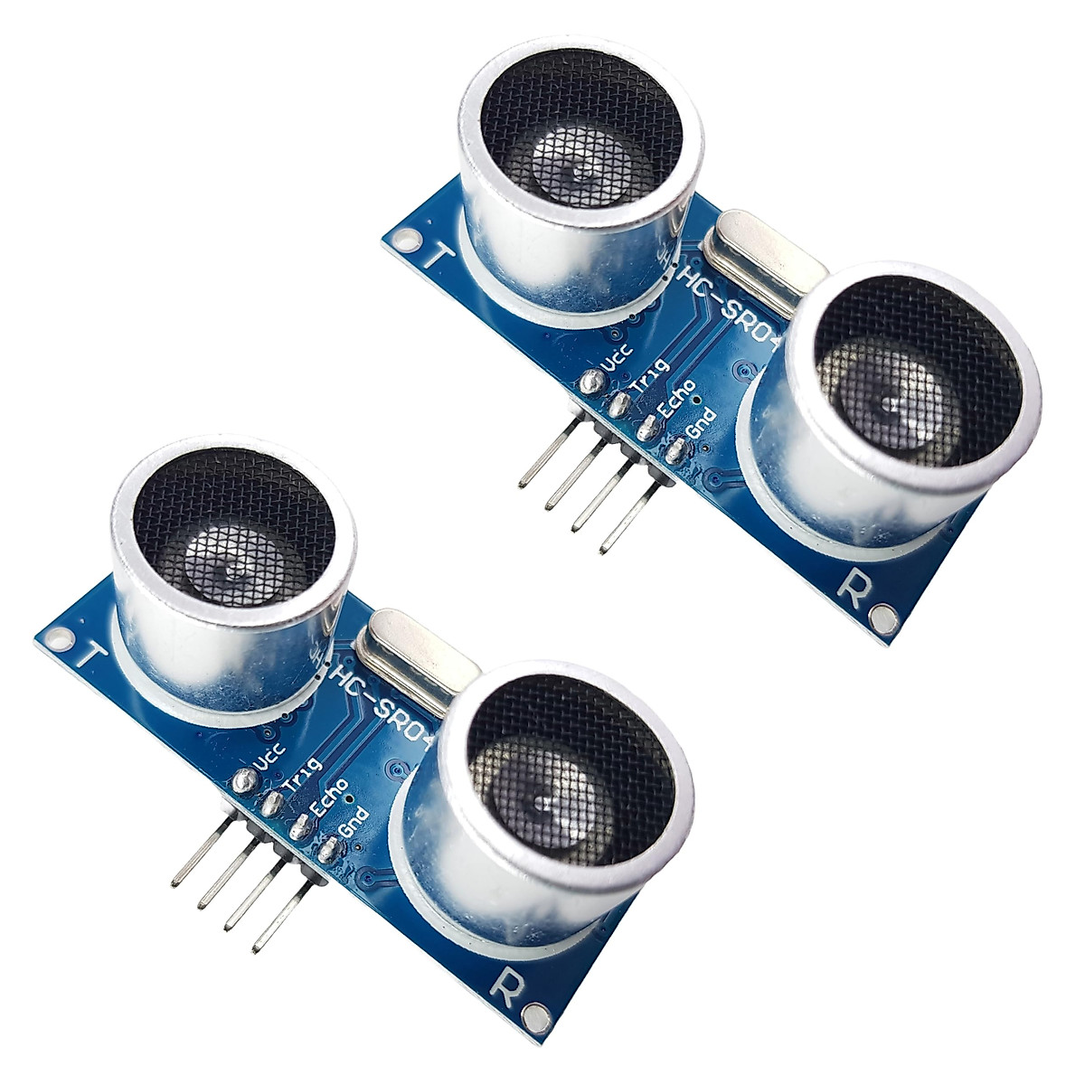 DIYables 2pcs HC-SR04 Ultrasonic Sensor for Arduino, ESP32, ESP8266, Raspberry Pi