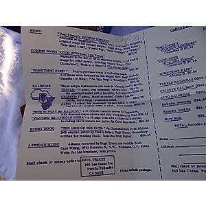 Hugh Tracey Alto Kalimba with Internal Mic Pickup 15-key Alto Kalimba