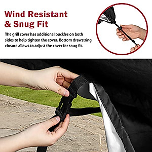 iCOVER 36 inch Griddle Cover for Blackstone, Waterproof Lightweight Polyester Barbecue Cover Flat Top Gas Grill Cover for Blackstone 36" Griddle Cooking Station for Camp Chef