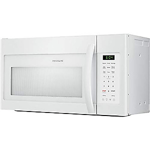 Frigidaire FFMV1846VW 30" White Over the Range Microwave with 1.8 cu. ft. Capacity, 1000 Cooking Watts, Child Lock and 300 CFM in White