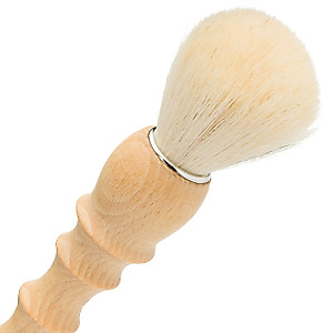 Redecker Double Dust Brush with Oiled Beechwood Handle, Goat Hair and Pig Bristle Brush Heads, Made in Germany