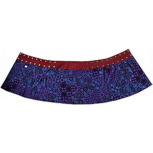 Gheri Floral Short Popper Removable Pocket Reversible Cotton Skirt B