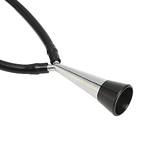 Fetal Stethoscope Monitoring,Dualhead Stethoscope,Fetal Bed Stethoscope,Aluminum Alloy Soft Fetal Heart Stethoscope Black for Pregnant