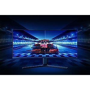 Xiaomi Mi Curved Gaming Monitor 34 Inch with AMD FreeSyncPremium (WQHD 3.440 x 1.440, 21:9, 144Hz, 4ms, 300lm, 121% sRGB, 2 HDMI, 2 Display Port, Audio Out, TUV Certified Blue Light Reduction)