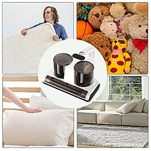 HYNSEN Bed Vacuum Cleaner, Mattress Vacuum Cleaner with UV & High Heating Tech, 12Kpa Strong Suction Handheld Vacuums of Bed Mattress Sofas, Pet Hair and Carpets