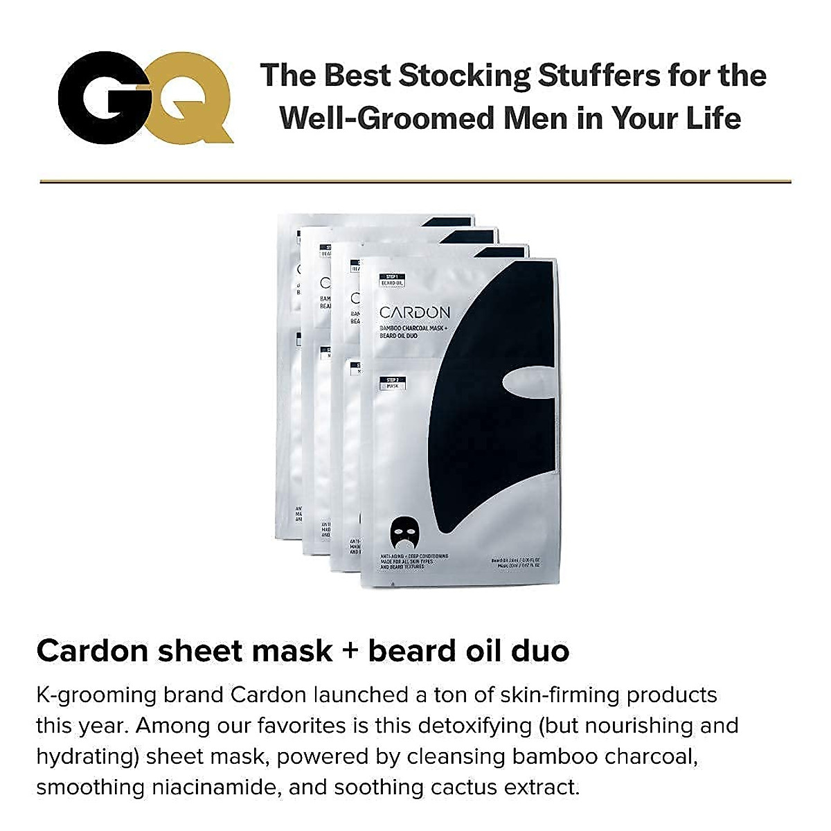 Cardon Signature Soothing Sheet Masks (4-Pack Each) | Korean Sheet Mask for Men and Women | Made with Cactus Extract | Couples Spa Night-In | Full Face Mask and Half Mask for Men