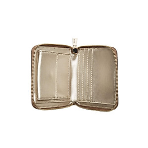 GUESS Laurel Small Zip Around Wallet, Latte Logo