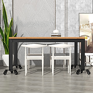 SOYO Furniture Dolly Movers with Lifter, Moving Dollies with Wheels Heavy Duty 500 LB Load Capacity, 6-Inch Steel Tri-Dolly, 3 Wheel Roller Move Tools Lifting Equipment, 4 Pack, Black