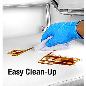 Seachoice Folding Deck Chair, White, Marine Vinyl, Folds For Easy Storage