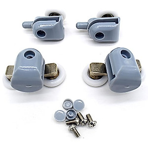 8 Pcs Top/Bottom Shower Door Rollers/Runners/Pulleys/Wheels Bathroom Replacement Parts 22mm Diameter