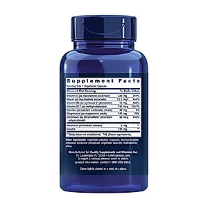 Life Extension Quiet Sleep Melatonin - 5mg of Melatonin Supplement with Vitamin C, B6, B12, Calcium, Magnesium and Inositol for Restful & Healthy Sleep - Non-GMO, Gluten-Free, Vegetarian - 60 Capsules