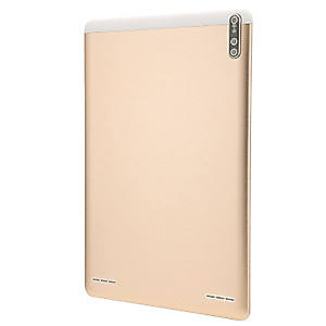 10inch IPS HD Tablet,3GB 64GB 8 Core Processor Tablet for 11,3G Network 5G WiFi,Front 5MP Rear 13MP Camera,Dual Sim Dual Standby,Dual Speakers,Gold (US Plug)
