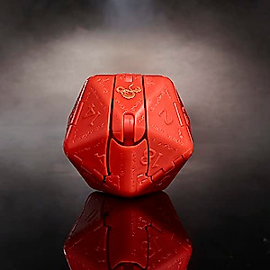 Dungeons & Dragons Honor Among Thieves D&D Dicelings Red Dragon Themberchaud Collectible, Monster Dice Converting Giant d20 Action Figures Role Playing Dice (F5211)