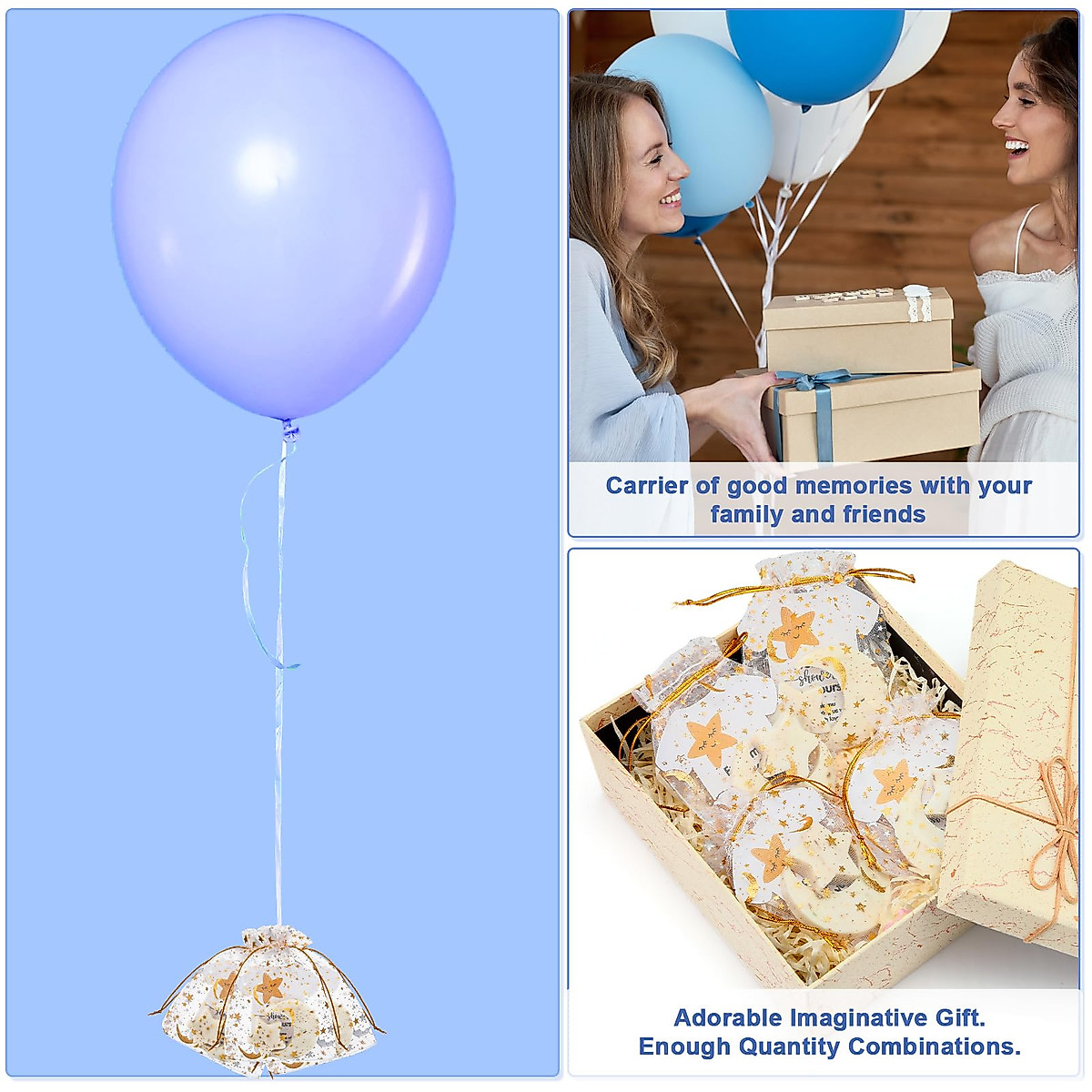 Dansib 50 Sets Baby Shower Favors Gifts Lavender Moon Twinkle Star Soaps for Guests with Thank You Cards Gender Reveal Party Decoration Women