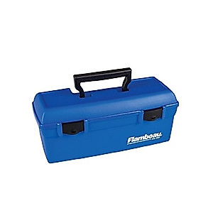 Flambeau Outdoors Lil' Brute Fishing Tackle and Gear Box with Removable Tray (Blue)