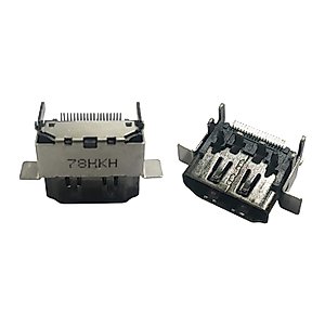 Rinbers Pack of 2 HDMI Port 2.1 Socket Interface Connector 1080P Display Port Replacement for Microsoft Xbox One X Console (NOT for One S)