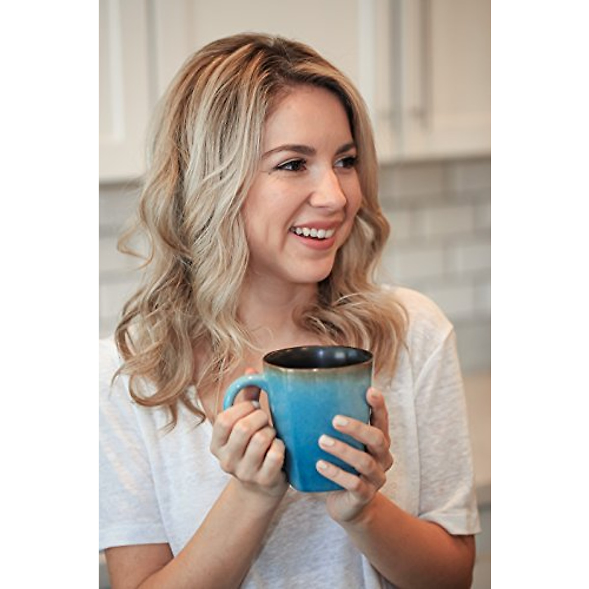 Simply Charmed Pour Over Coffee Dripper - Single Cup Ceramic Coffee Maker with 40 Count Melitta Filters