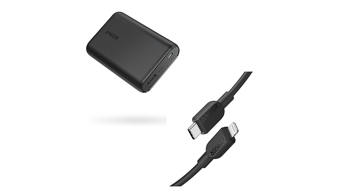 Anker USB-C to Lightning Cable & PowerCore 10000 Portable Charger