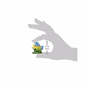 Penn-PLAX Disney’s The Little Mermaid Officially Licensed Aquarium Ornament – Flounder – Mini Size