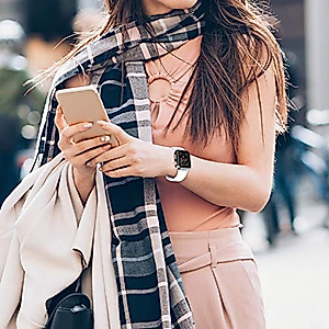 adepoy Compatible for Apple Watch Case 44mm Series 6/5/4 SE Bling Rhinestone Apple Watch Protective Case Bumper Frame Screen Protector Case Cover for iWatch Series 44mm Black