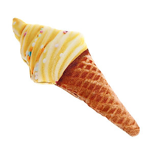 houyifeiqinhu Pet Toy Simulated Meat Ice Cream Food Simulation Squeaky Bite Chew Play Toys Dog Cat Puppy Supplies False Soft Sound Funny Toy 1#