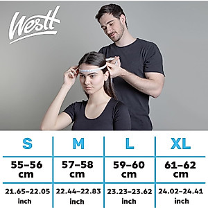 Westt Half Helmet Motorcycle - Scooter Helmet Open Face Motorcycle Helmet for Women & Men - 3/4 Helmet Motorcycle Moped Helmet with Sun Visor DOT Approved